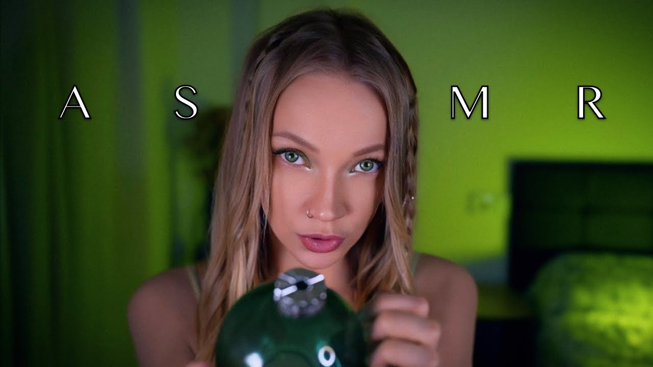 Green ASMR 💚 You Will Sleep to These Soothing Sounds - YouTube