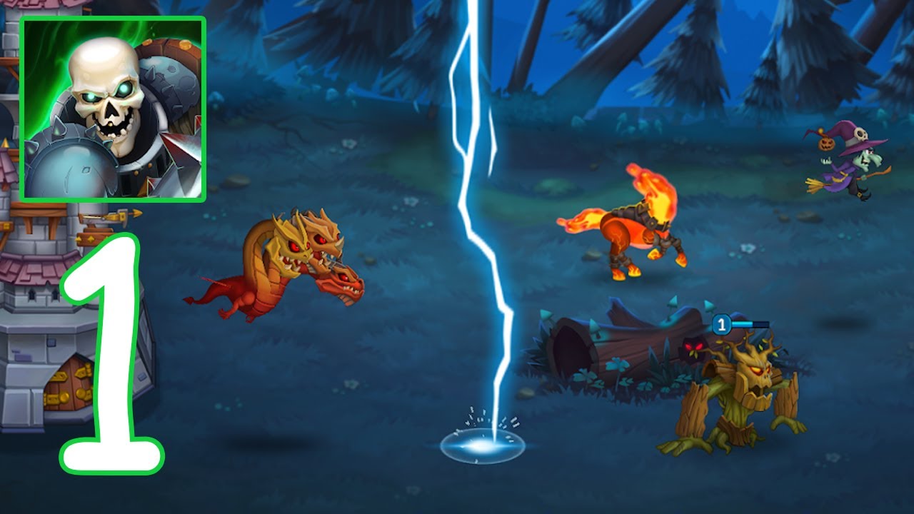 Spooky Wars - Castle Defens‪e Gameplay Walkthrough - Part 1 (Android ...