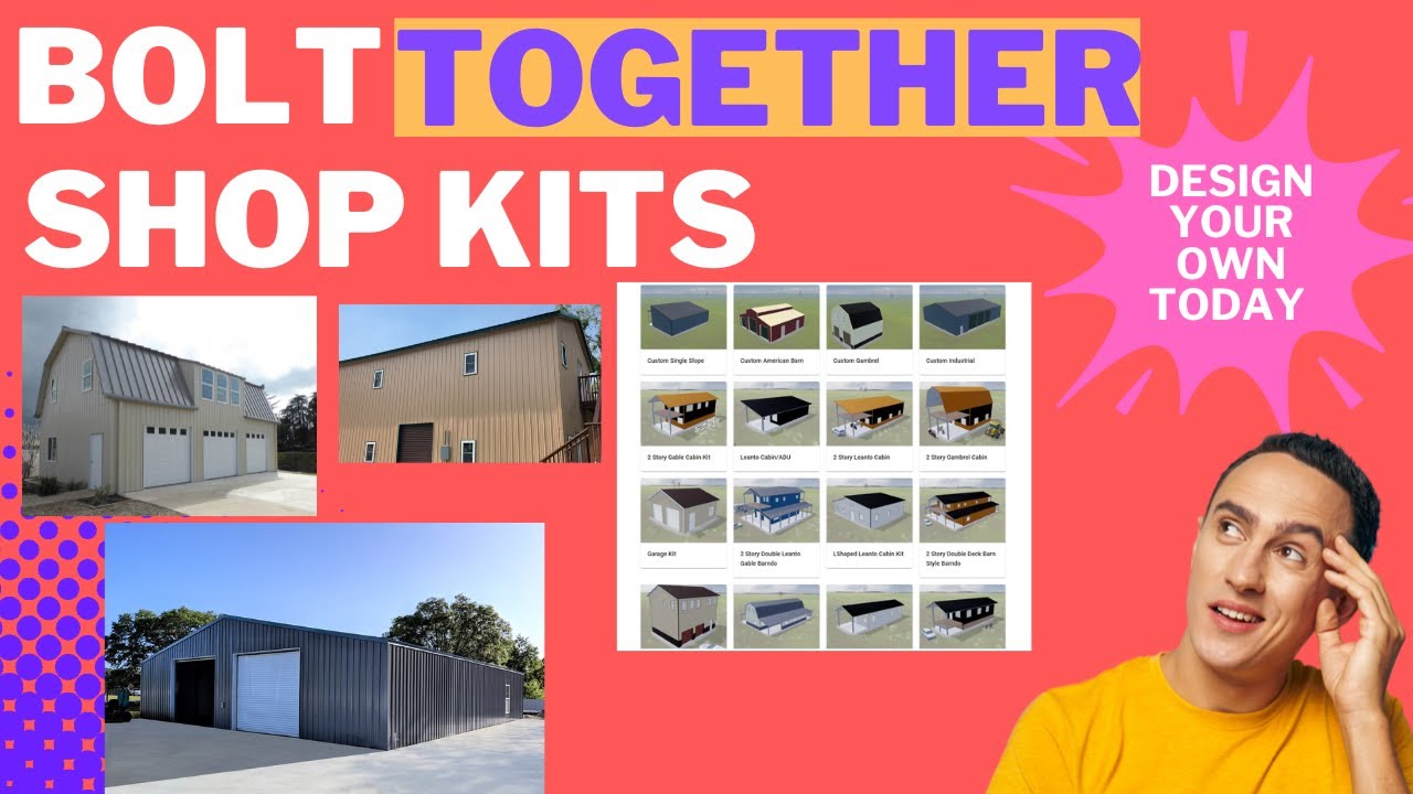 🏗️ Transform Your Space! 30x30 Gable Roof Shop Kit Assembly Made Easy 🔥 ...