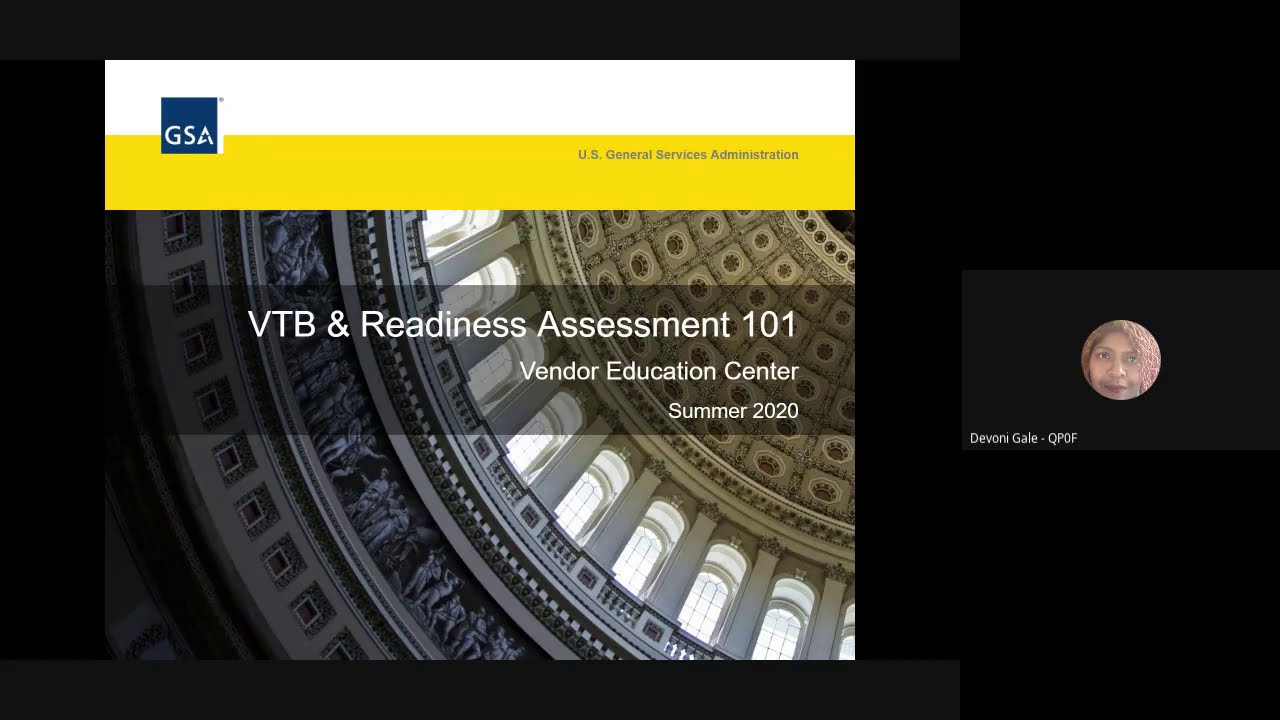 Vendor Toolbox & Readiness Assessment Training - YouTube