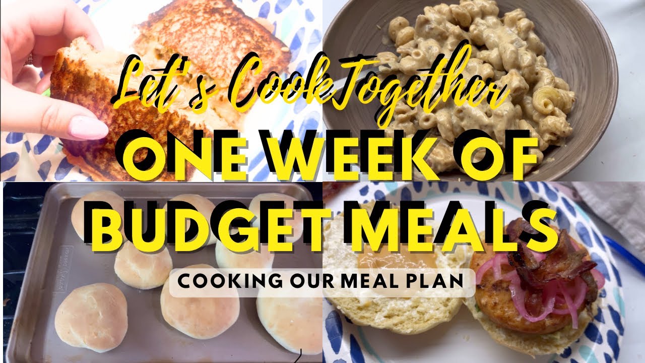 BUDGET MEAL PLAN | COOK WITH ME | EASY DINNER IDEAS | SINGLE INCOME ...