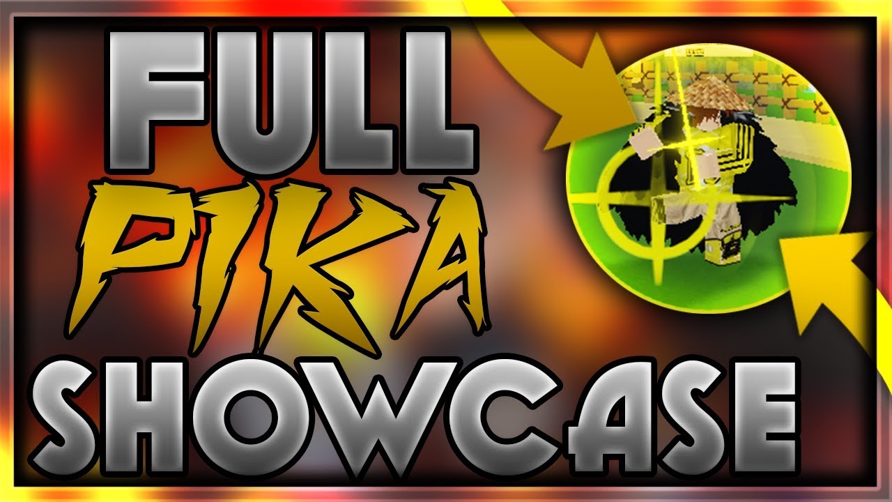 FULL PIKA SHOWCASE IN RO-PIECE - ALL LIGHT MOVES IN RO-PIECE - ROBLOX ...