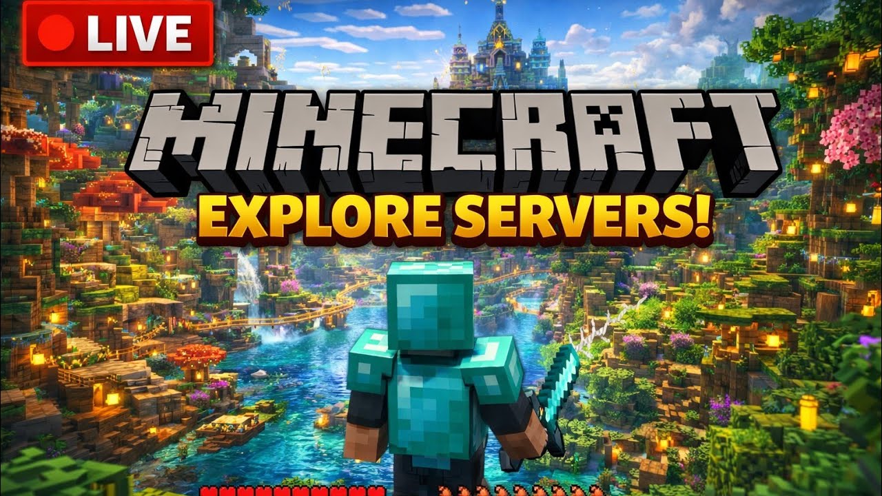 Minecraft Java + pocket gameplay explore world - YouTube