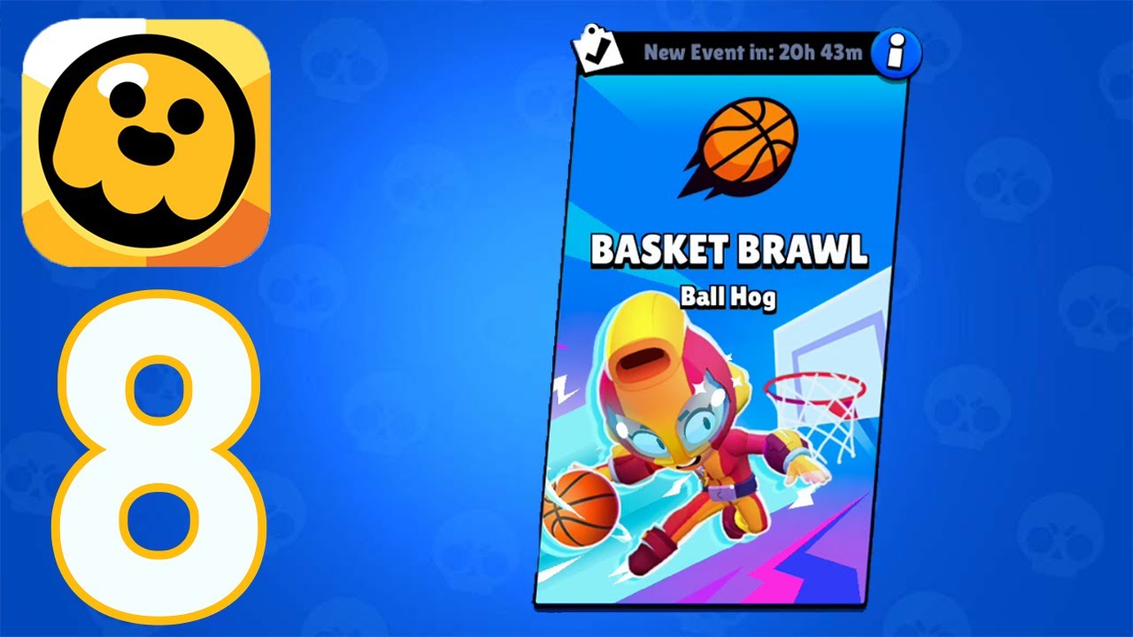 Brawl Stars - Basket Brawl (Ball Hog) Gameplay Walkthrough Part 8 ...