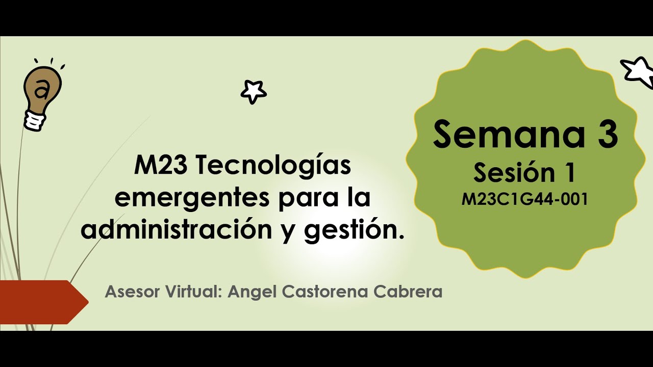 1er .EAA. Semana 3. fases 5 y 6. M23C1G44-001 - YouTube