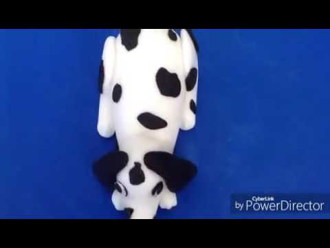 How to make a sugarcraft spotty dog model/figurine modelling paste/gumpaste tutorial - YouTube