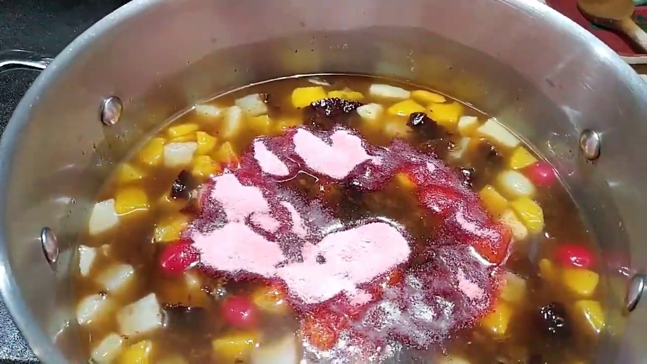 How To Make Pluma Moos (Cold Fruit Soup) - YouTube