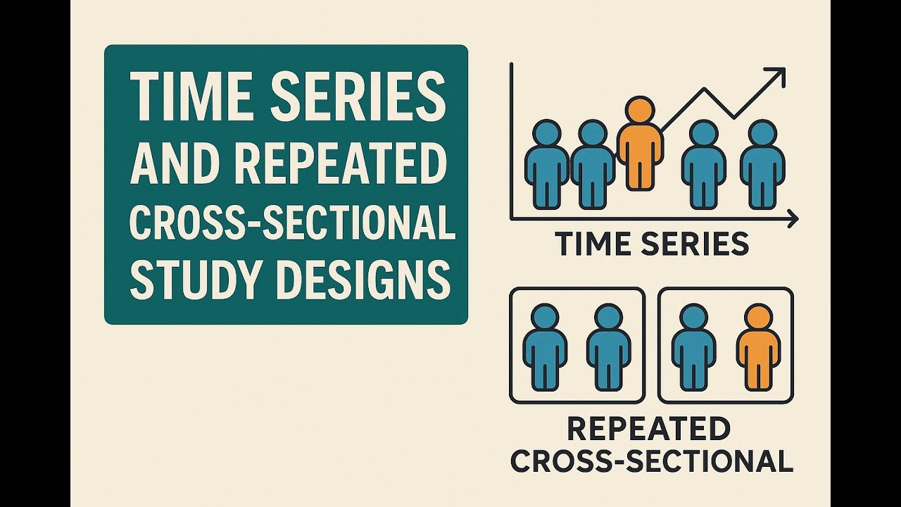 Time Series and Repeated Cross Sectional Study Designs - YouTube