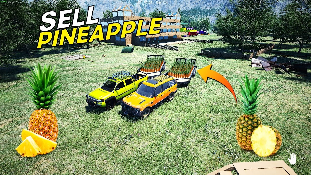 I Sold Pineapple And Pork Sausage To Burger Shop | Ranch Simulator #38 - YouTube