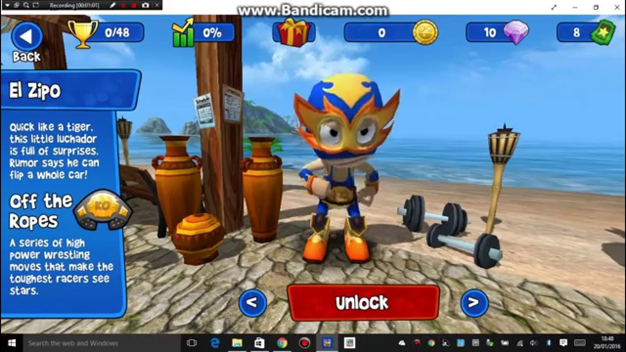 Beach buggy Racing- ( Characters view ) - YouTube