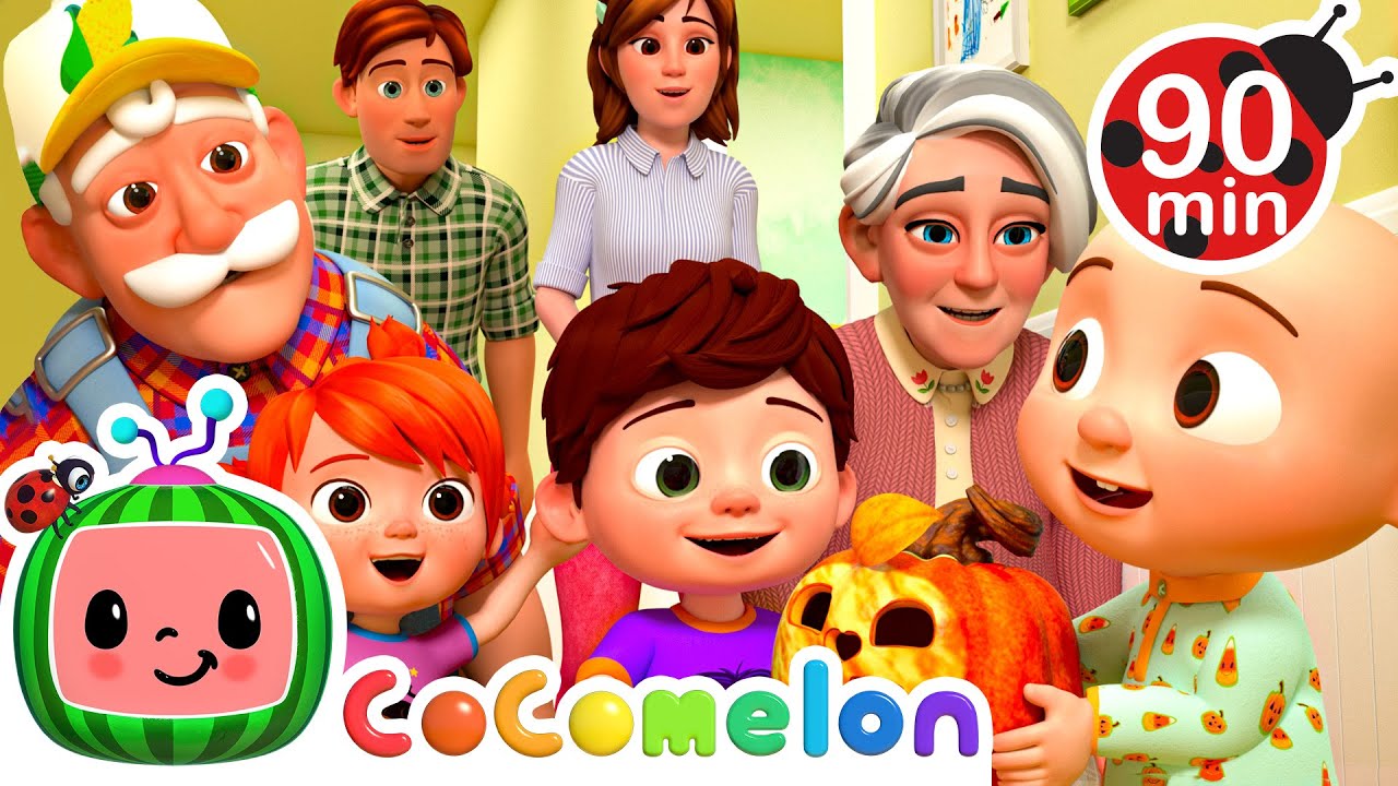Peek-a-BOO on Halloween! Family Fright | CoComelon | Songs and Cartoons ...