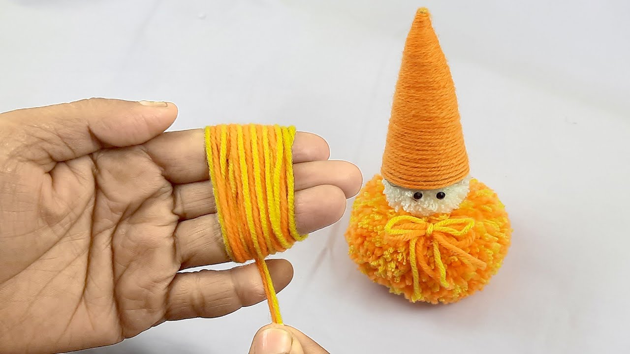 Amazing Woolen Hand Embroidery Doll design idea - Superb Woolen Doll ...