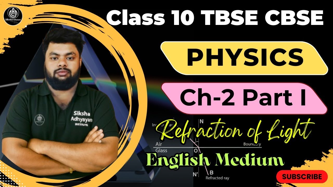 Class 10 Physics Chap-2 Refraction of Light/Laws of Refraction Complete ...