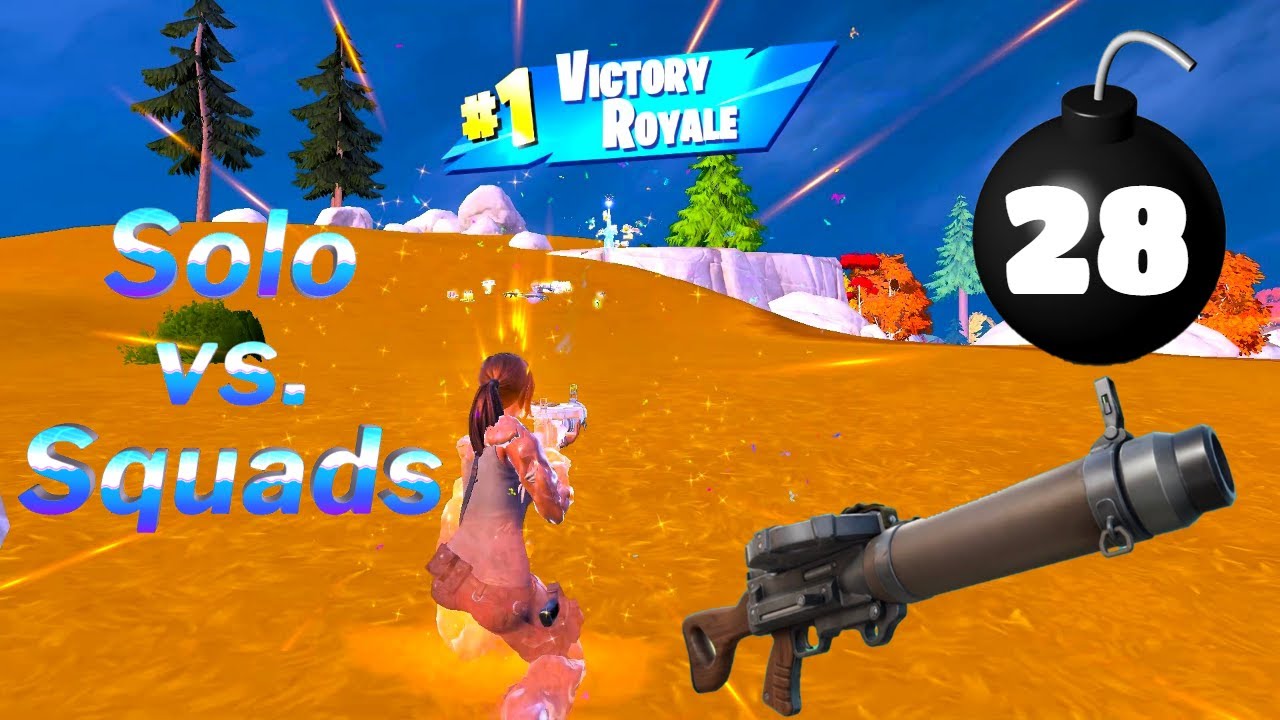I Played Solo vs. Squads Again and WON WITH 28 KILLS! (Full Gameplay ...