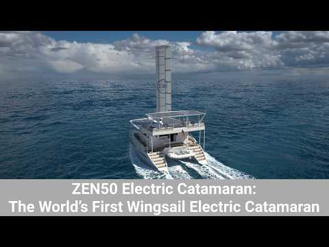 ZEN50: The Ultimate Electric Catamaran