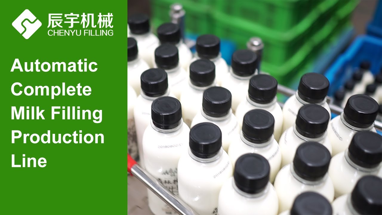 Fully Automatic Complete Filling Production Line for Milk and Dairy ...