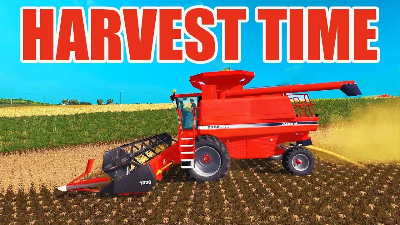 FARMING SIMULATOR 2017 | OPENING UP SOYBEAN FIELDS WITH THE CASE ...