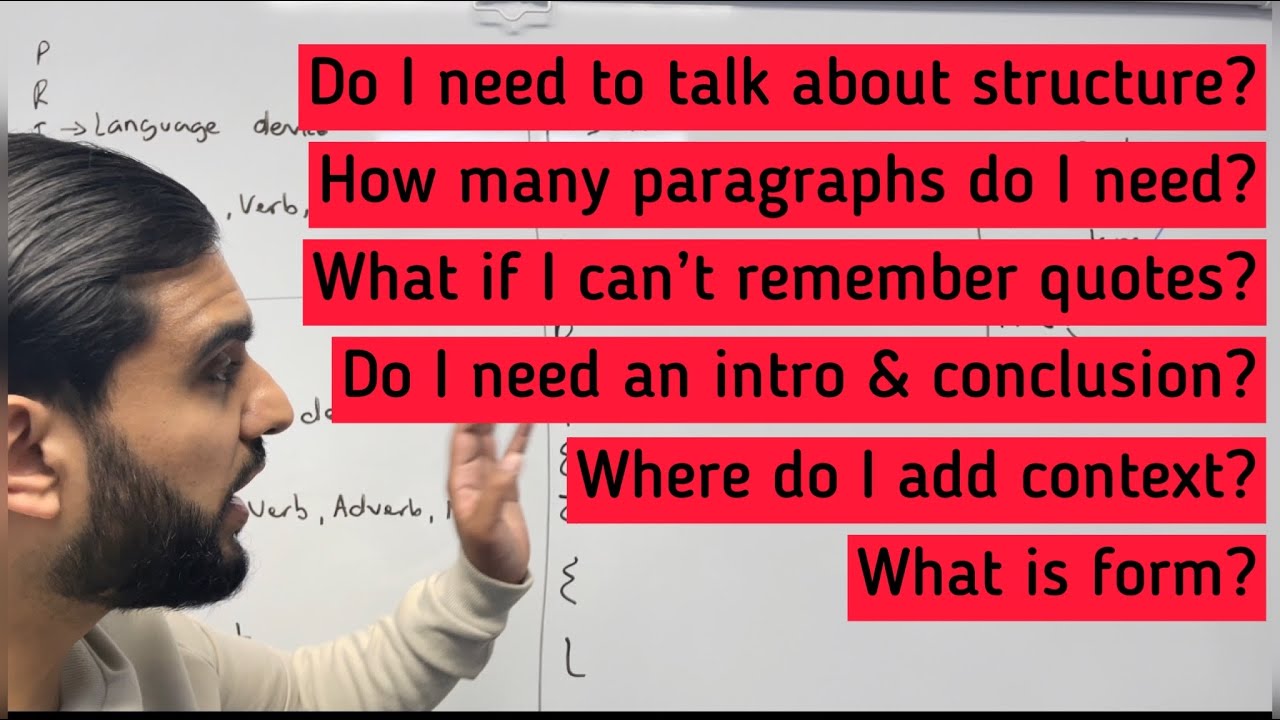 Planning Structuring And Writing A Complete English Literature Essay Youtube