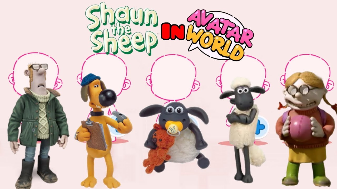 How To Make Shaun the Sheep 🐑👩🏻‍🌾 in Avatar World !!! #avatarworld # ...