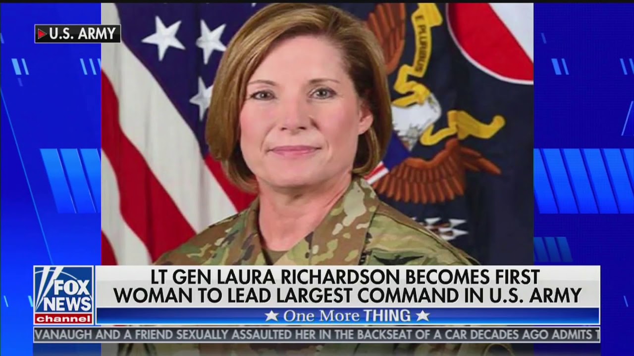 Celebrating Lt. Gen. Laura Richardson • The Five - YouTube