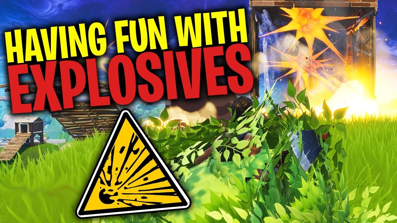 Fun With Explosives - Fortnite Battle Royale - YouTube