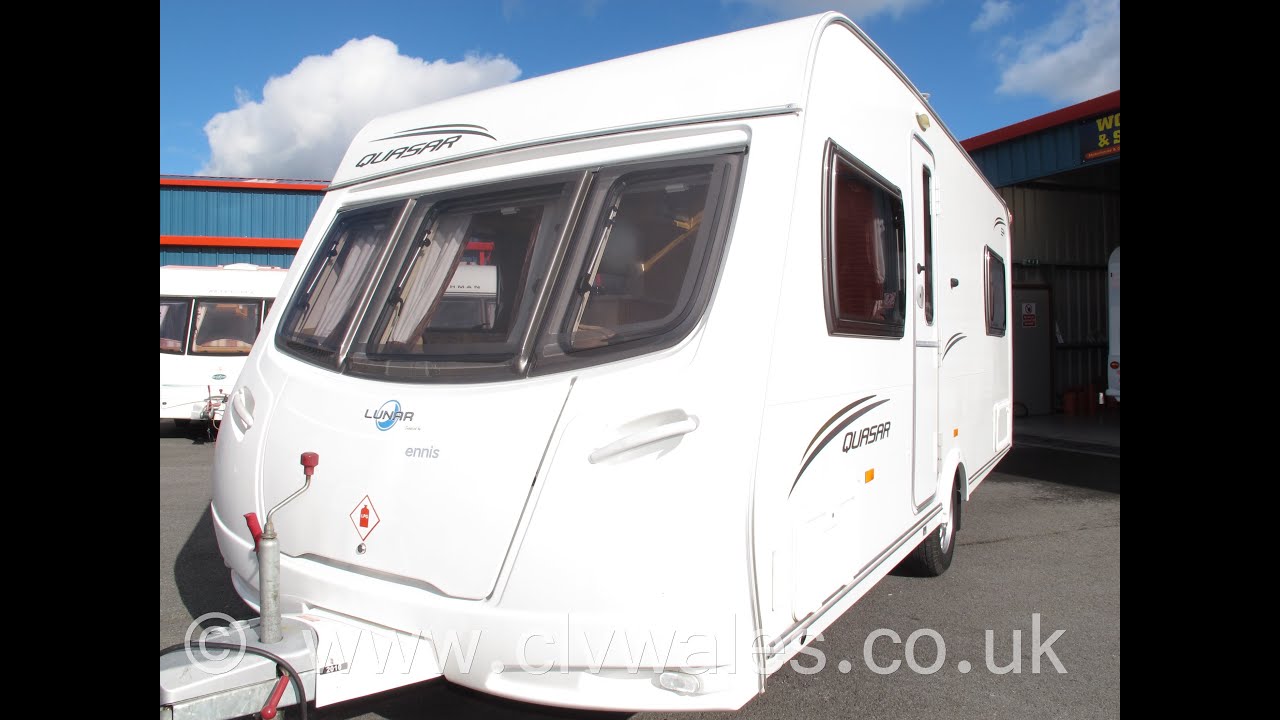 2010 Lunar Quasar 534 Touring Caravan - YouTube