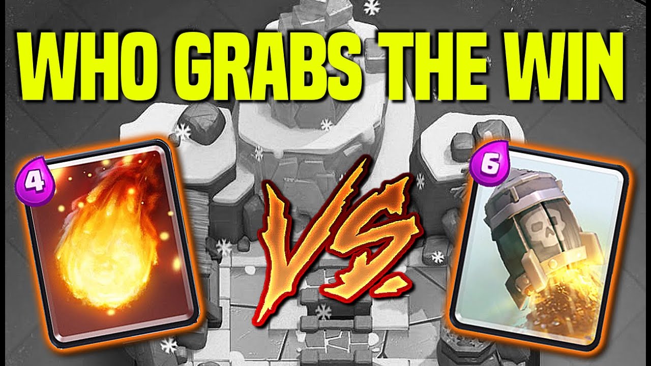Clash Royale | Clutch Last Second Win On Frozen Peak | Fireball vs ...