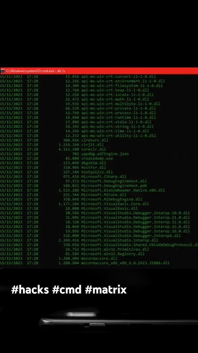#matrix #hacks #cmd #windows #linux #shorts - YouTube