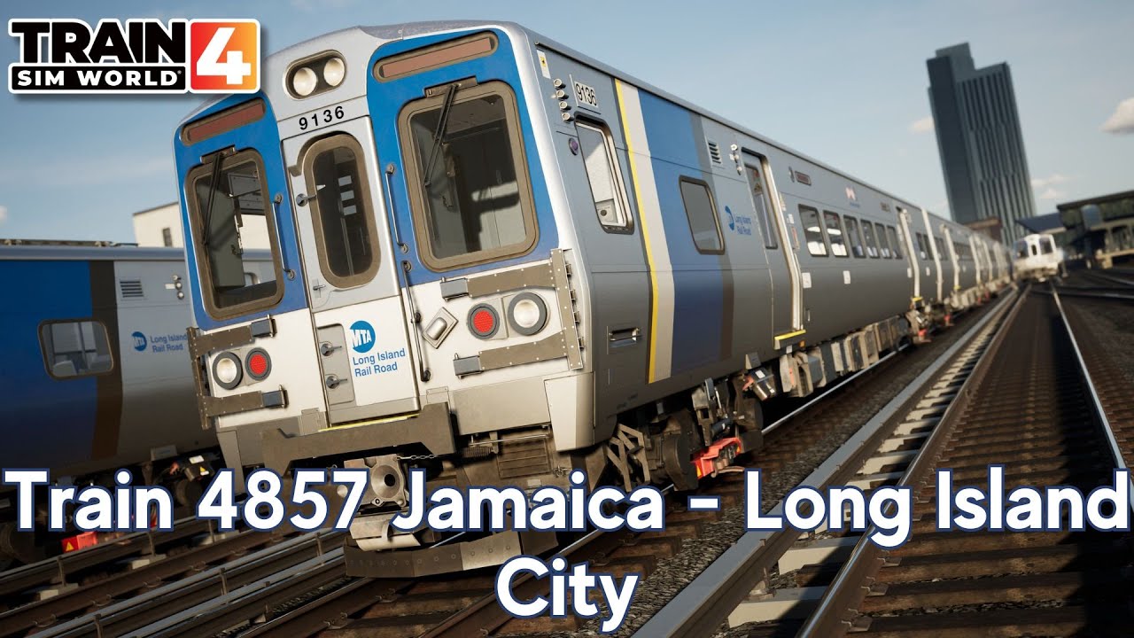 Train 4857 Jamaica - Long Island City - LIRR Commuter - M9 - Train Sim ...