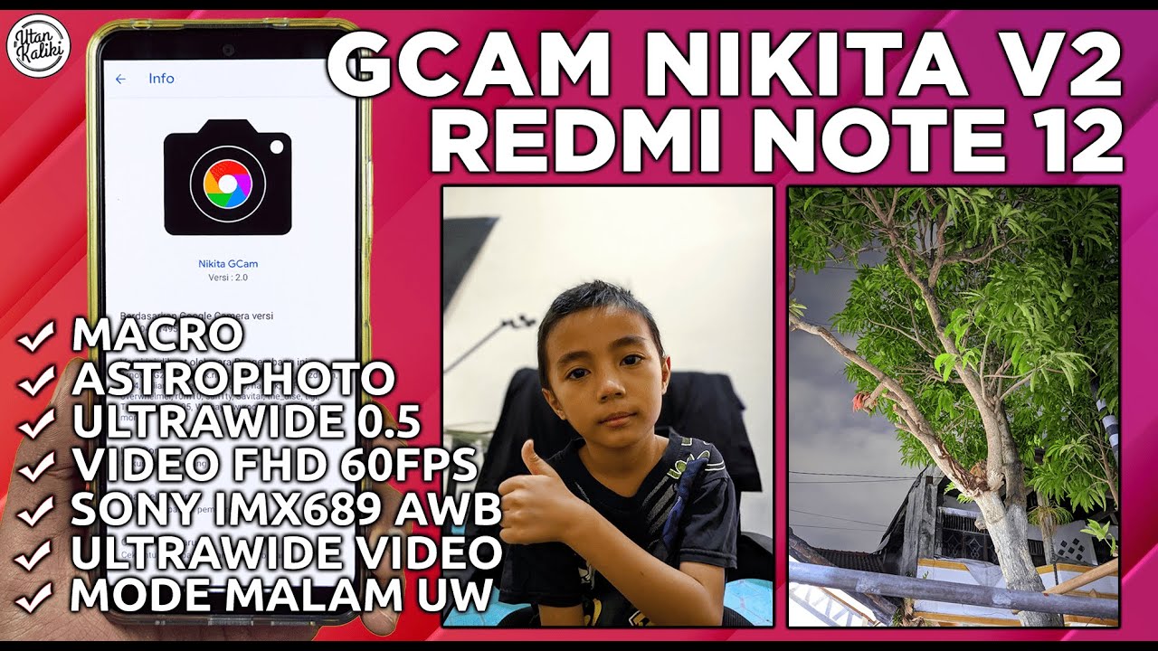 GCAM REDMI NOTE 12 | Google Camera GCAM NIKITA V2 Redmi Note 12 - VIDEO ...