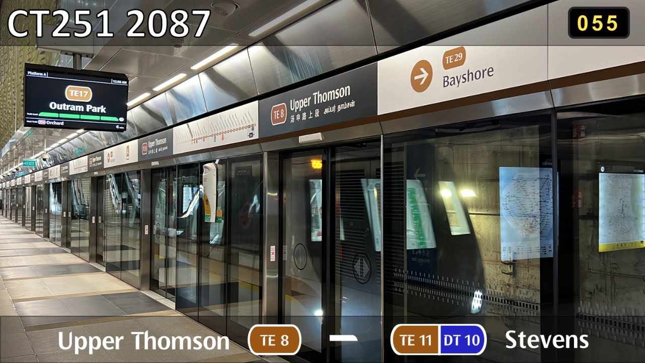 [Last OTP][SMRT] KSF CT251 2087 ~ TE8 Upper Thomson → TE11 Stevens ...