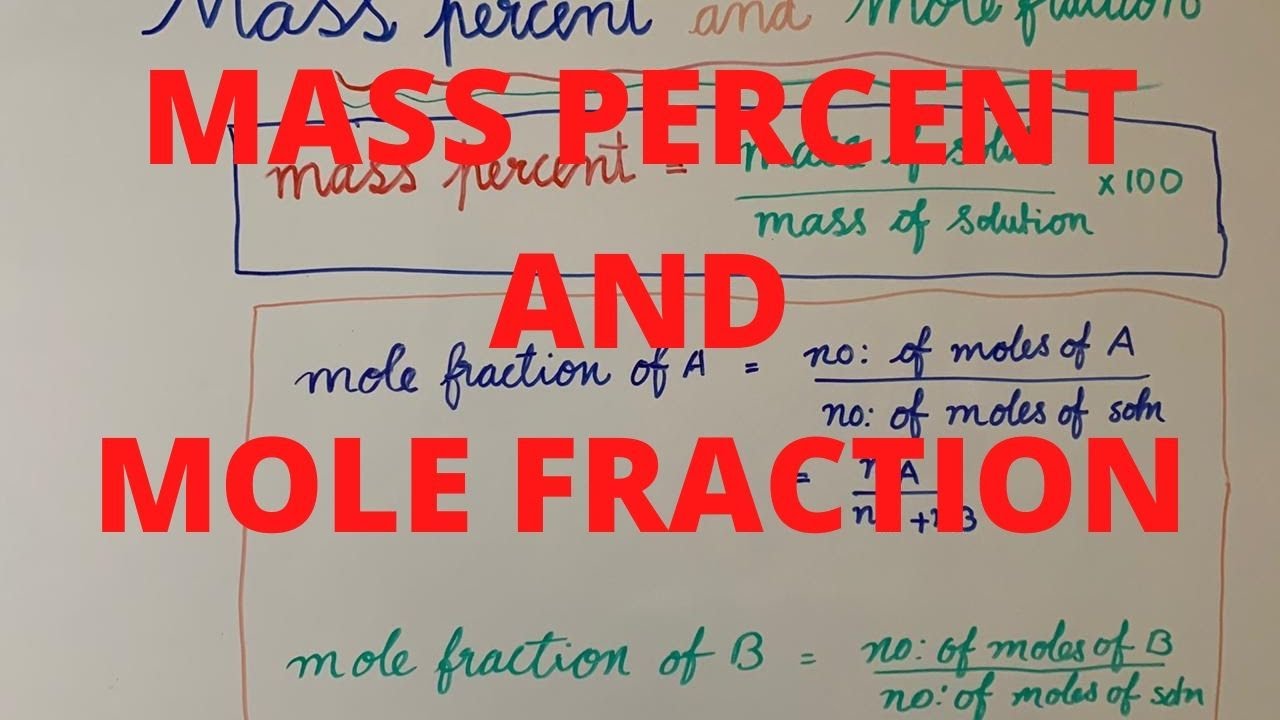 Mass Percent Mole Fraction Reactions In Solutions some Basic Concept Of mass-percent-mole-fraction-reactions-in-solutions-some-basic-concept-of