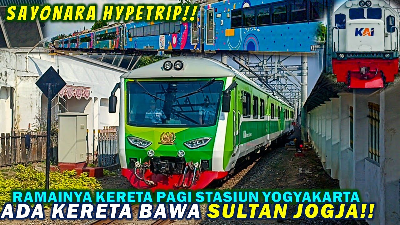 KENANGAN KA TAKSAKA HYPE TRIP & RAJA JOGJA NAIK KERETA!! Kereta Api ...