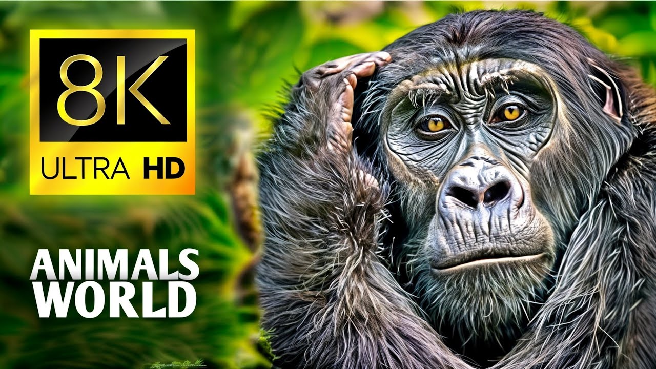 Animals World 8K Ultra Hd 60 Fps - Beautiful Wild Animals - YouTube