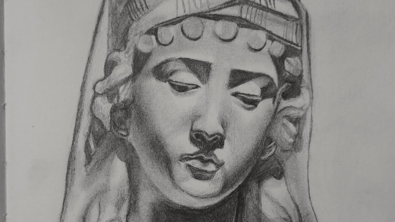 sculpture sketch | graphite on paper | study sessions - YouTube