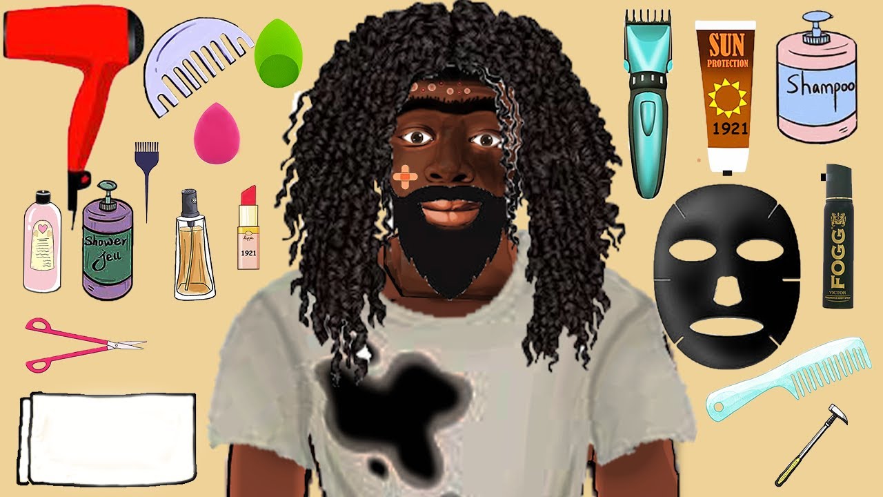 khaby lame asmr makeup animation tutorial #1921asmr - YouTube