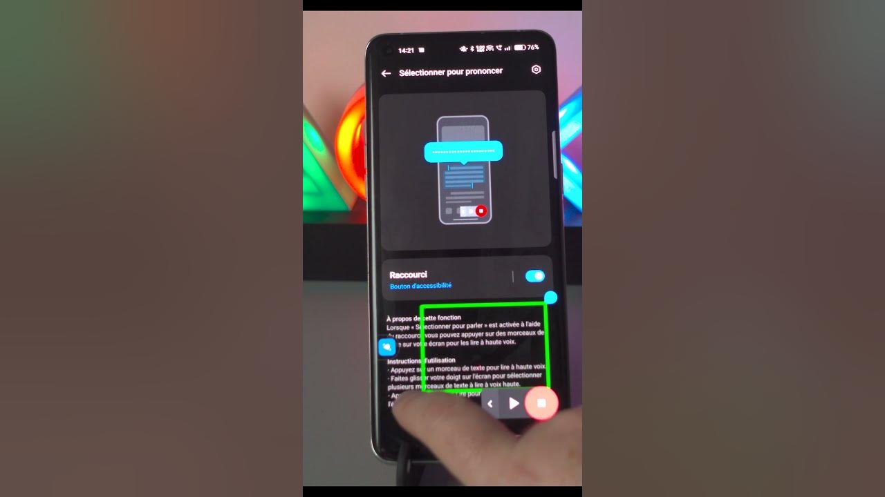 #Android te fait la lecture sur ton smartphone 👍 #shorts #astuce #tuto #smartphone #androidtips ...