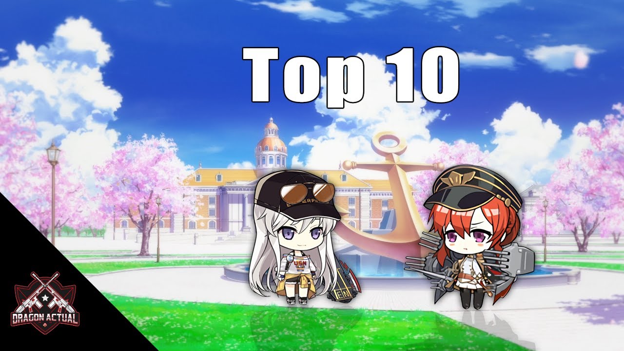 My top 10 favourite Azur Lane characters - YouTube