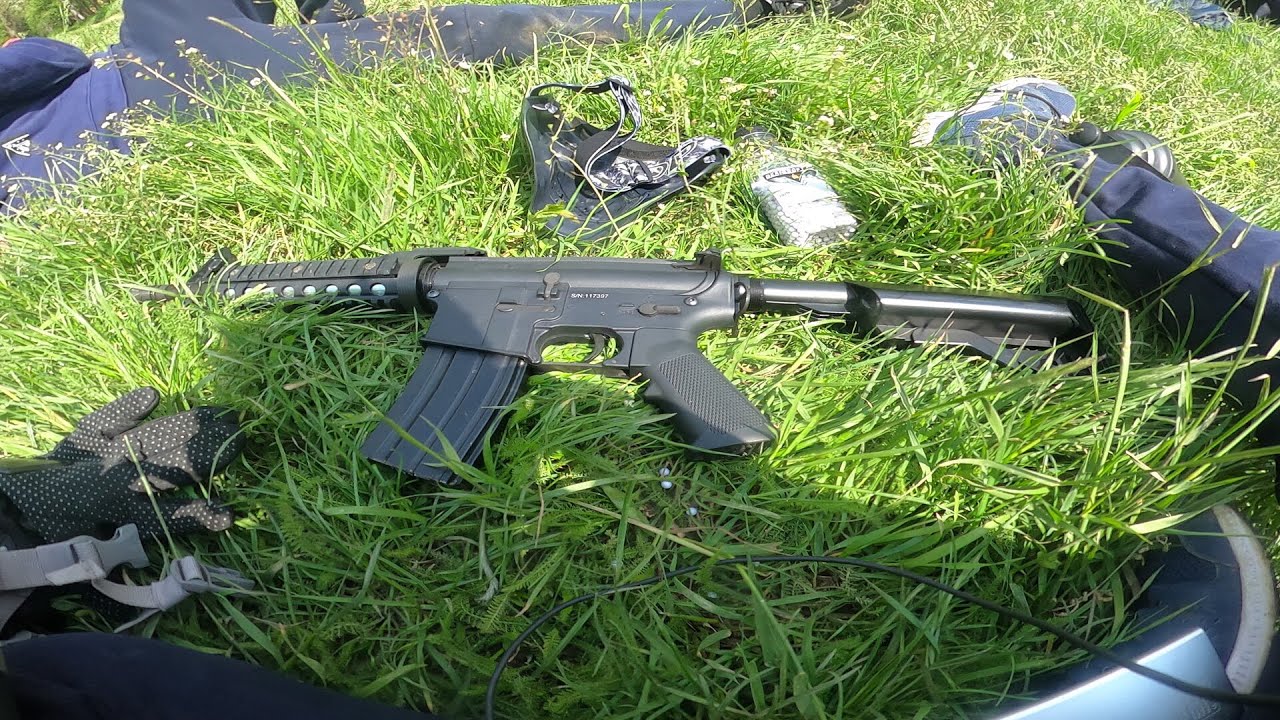 Am fost la airsoft si mi-a placut "Ciacova" - YouTube