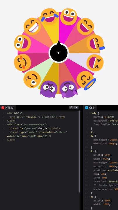 Emoji Spinner Using Javascript😎👨💻 Programming Coding Javascript Shorts Youtube