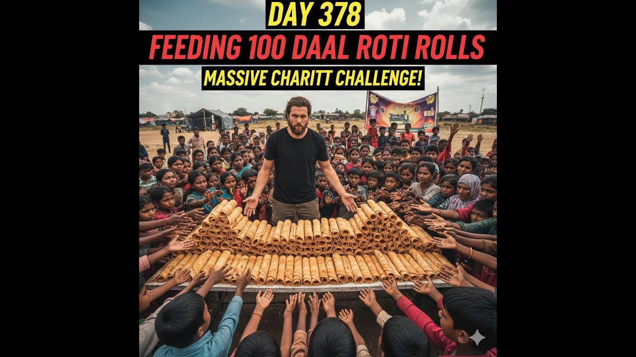 Cooking 100 daal roti rolls for the homeless (Day 378 Ride-along) - YouTube