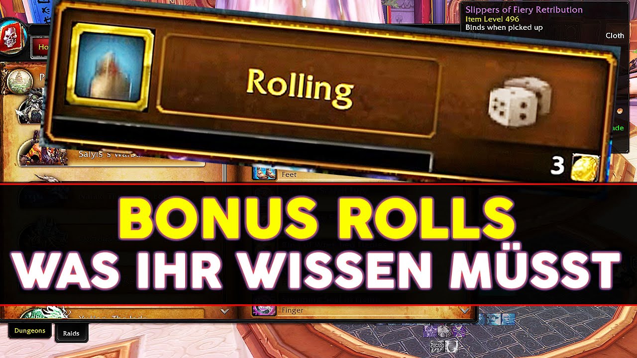 Bonus Rolls in MoP Classic erklärt (komplexer als gedacht) | WoW Classic - YouTube
