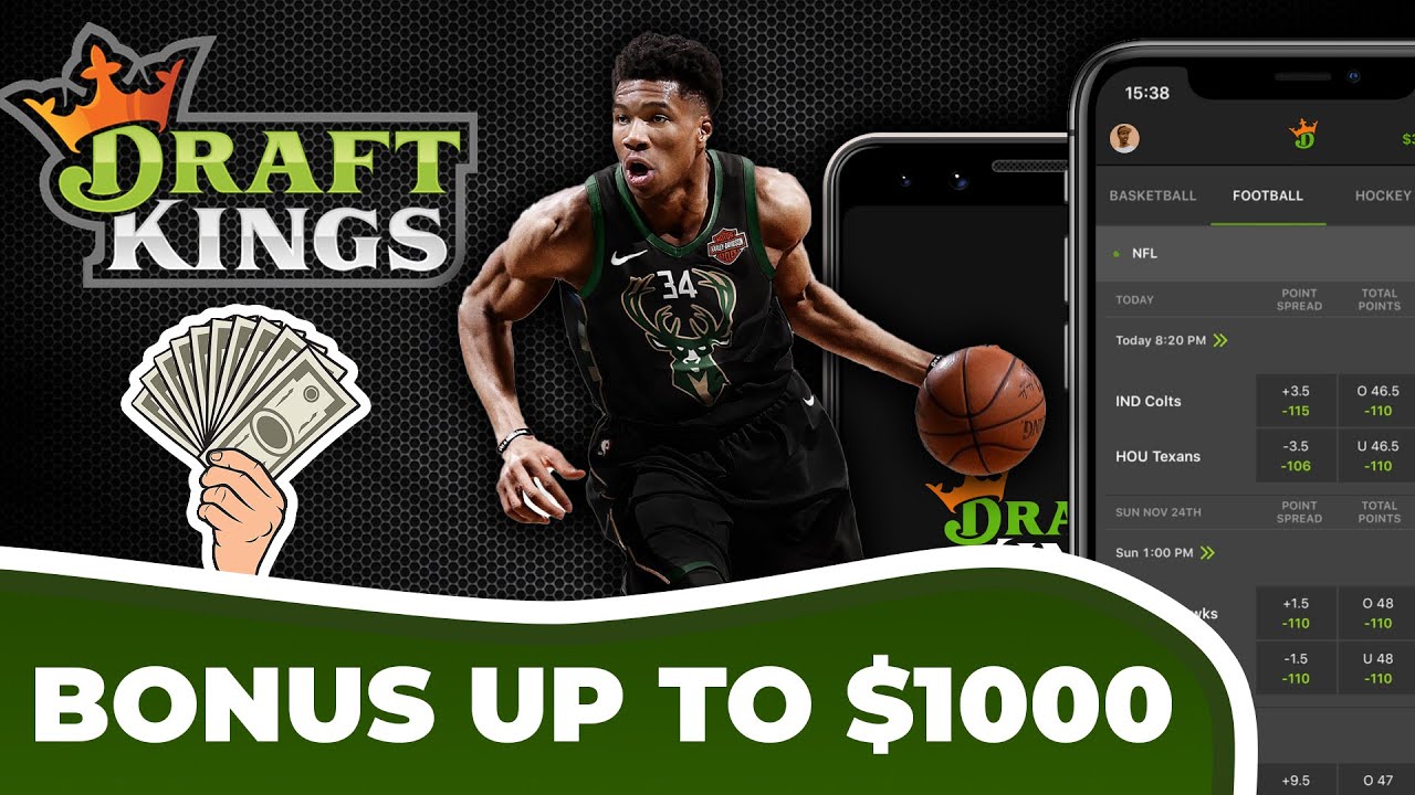 Draftkings Online Sportsbook Bonus Review💰20% Up To $1,000 - YouTube