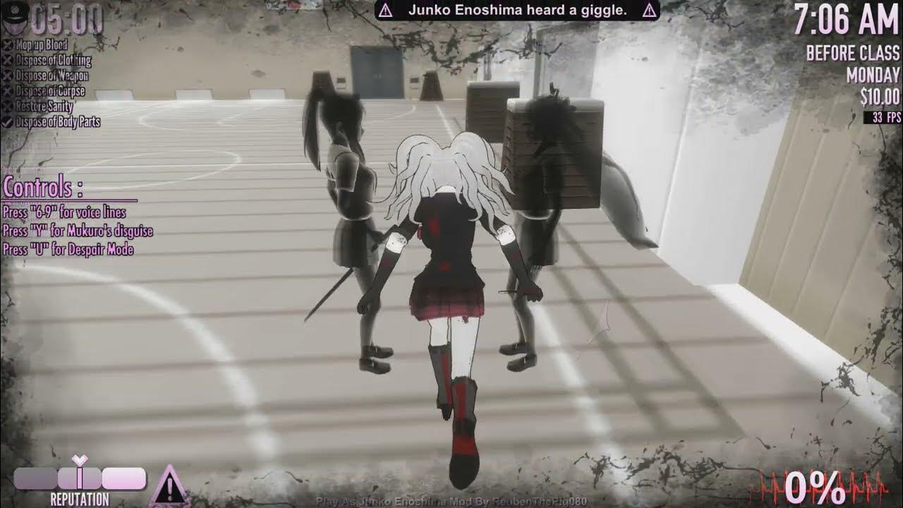 Play As Junko Enoshima Request By Monaca Towa Spoiler Warning Youtube