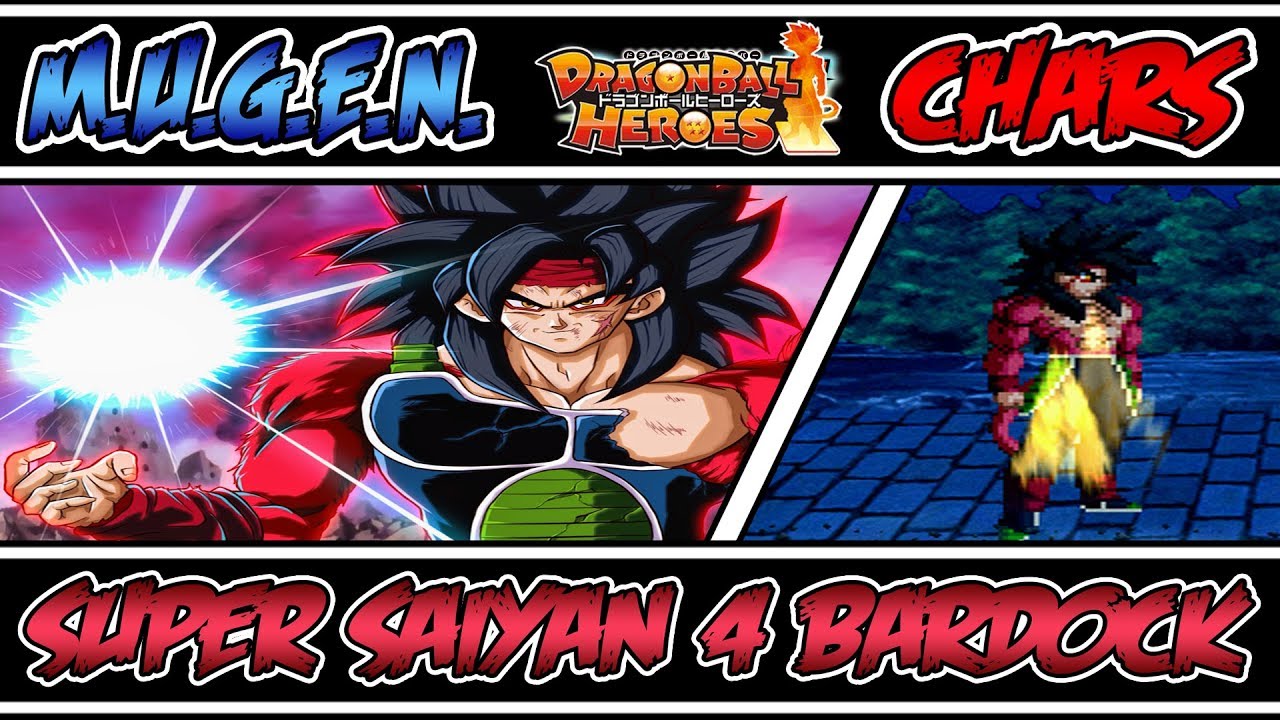 M.U.G.E.N. CHAR | Super Saiyan 4 Bardock by Galaxia Mugen & Joshua ...