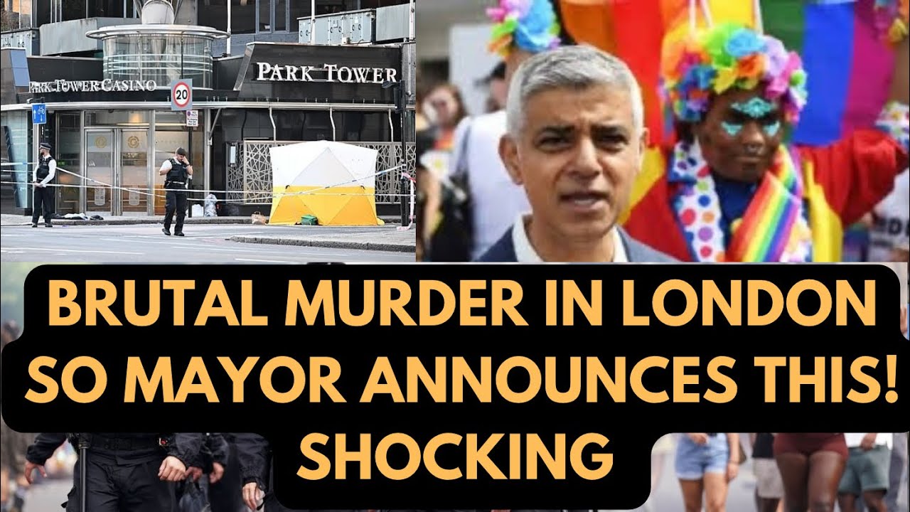 MURDER IN LONDON & THE MAYOR DOES THIS ..LATEST #LONDON #MURDER # ...