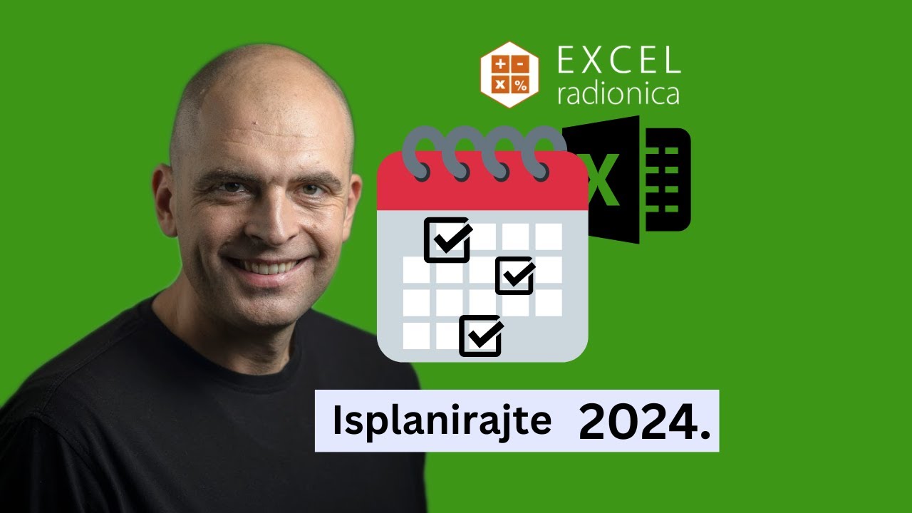 Kalendar za 2024. napravljen u Excel-u (preuzmite besplatno) - YouTube