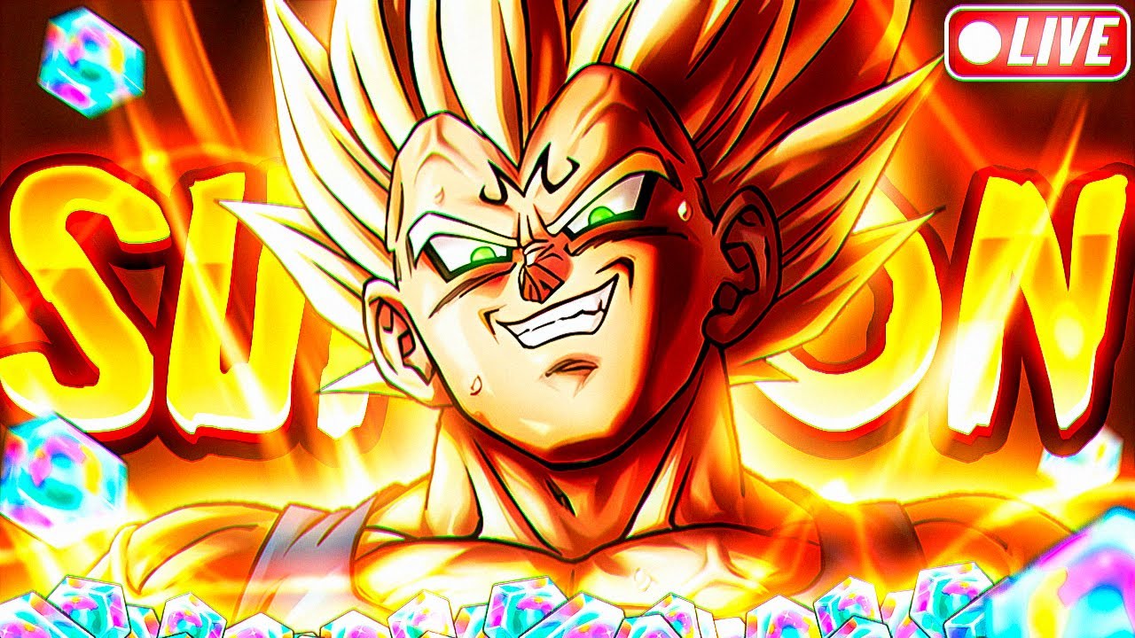 🔴THE LEGENDARY ULTRA MAJIN VEGETA LIVE SUMMONS!!! (Dragon Ball Legends ...