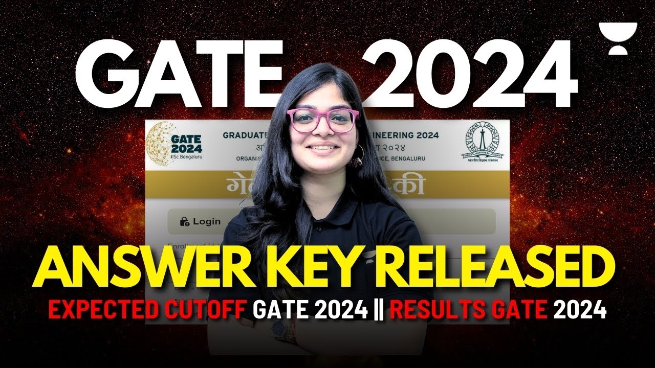 GATE 2024 Answer Key Released | Expected Cutoff GATE 2024 | Results ...