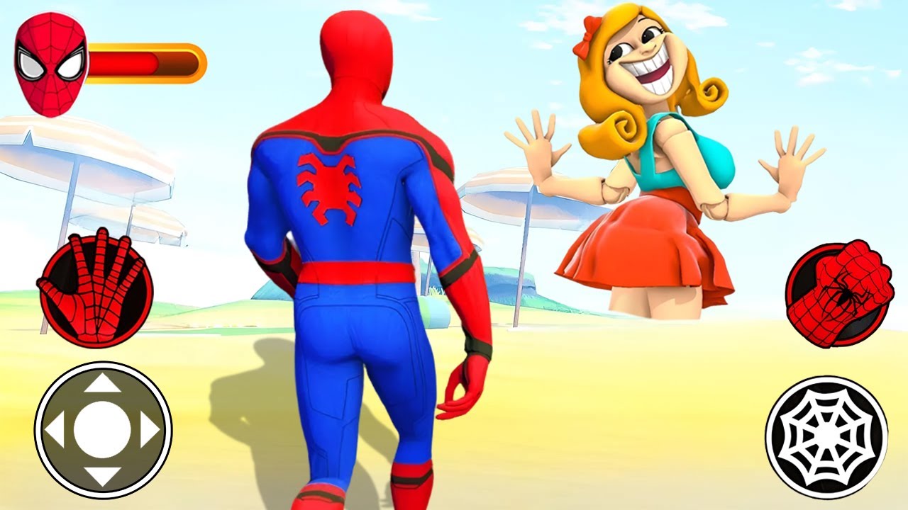 Playing as Spider-Man! Spider-Man Peeping on a Miss Delight in Garry's ...